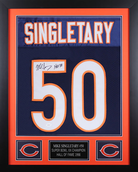 Chicago Bears Autographed Framed Jerseys