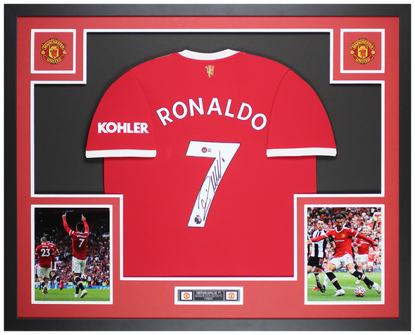 Framed Autographed Jerseys - Framed Basketball Jerseys - Cristiano ...