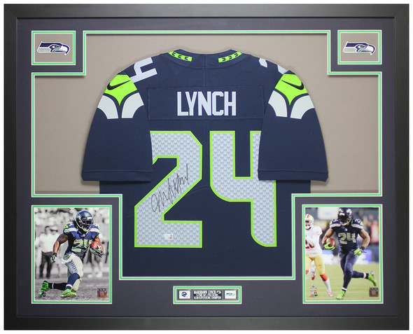 Seattle Seahawks Autographed Framed Jerseys