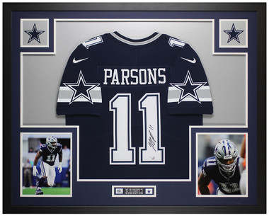 Micah Parsons Autographed and Framed Dallas Cowboys Jersey
