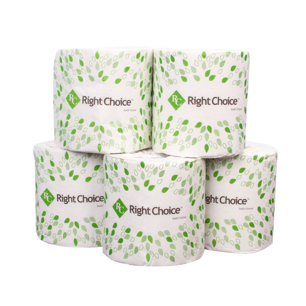 Right Choice Individually Wrapped Bath Tissue - 96 rolls