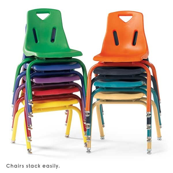 Stacking Chair with Powder-Coated Legs-14" Height - Shields Childcare ...