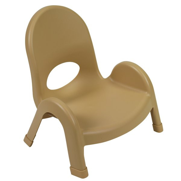 Value Stack 5" Chair-Natural Tan - Shields Childcare Supplies