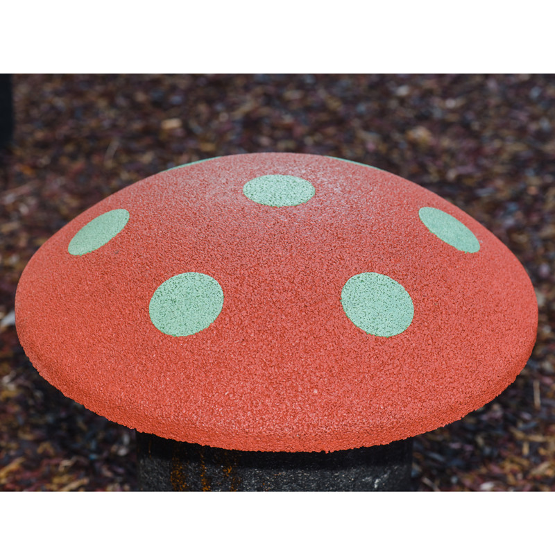 Rubber Mushroom 11.5"H
