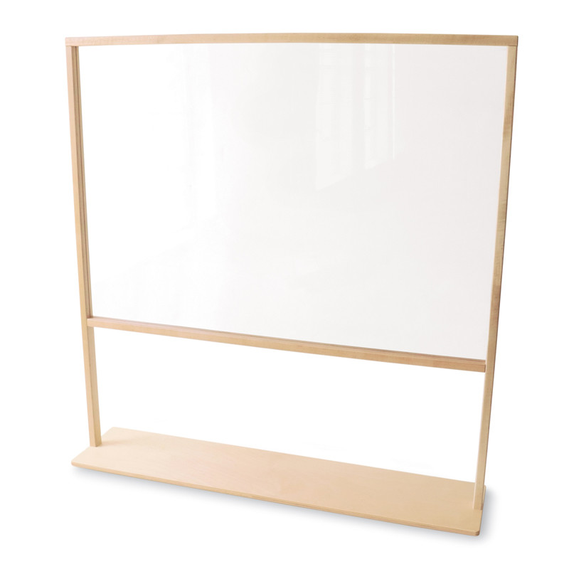 Large Clear Acrylic Standing Partition