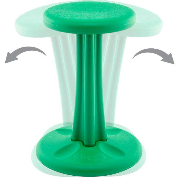 Preteen wobble chair 18.7 in. Green - Shields Childcare Supplies