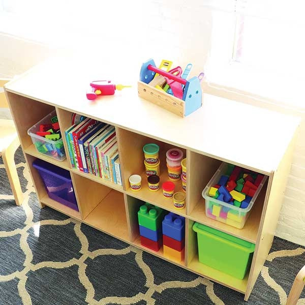 8 Cubby Backpack Storage Cabinet - Shields Childcare Supplies