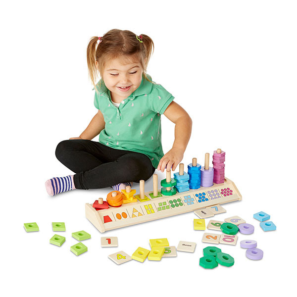 Counting Shape Stacker - Shields Childcare Supplies