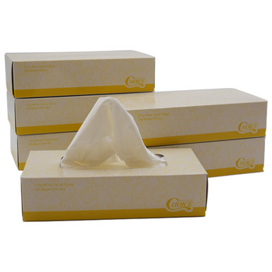 Choice Facial Tissue, 2-Ply - 30 box/case