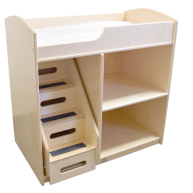 Compact Changing Table with Steps