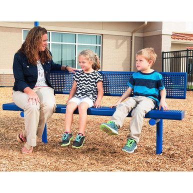 6' Bench with Back - Shields Childcare Supplies