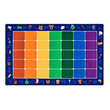Fun with Phonics Seating Rug 7'6" x 12' - Shields Childcare Supplies
