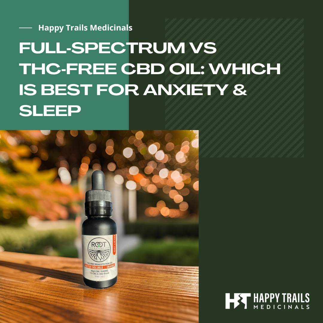 Full‑Spectrum vs THC‑Free CBD Oil: Which Is Best for Anxiety & Sleep ...