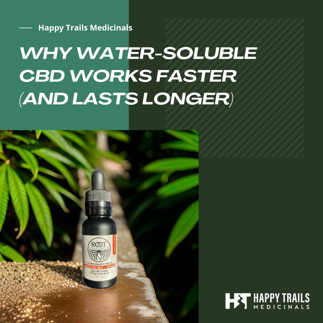 Why Water-Soluble CBD Works Faster (and Lasts Longer) - HappyTrails