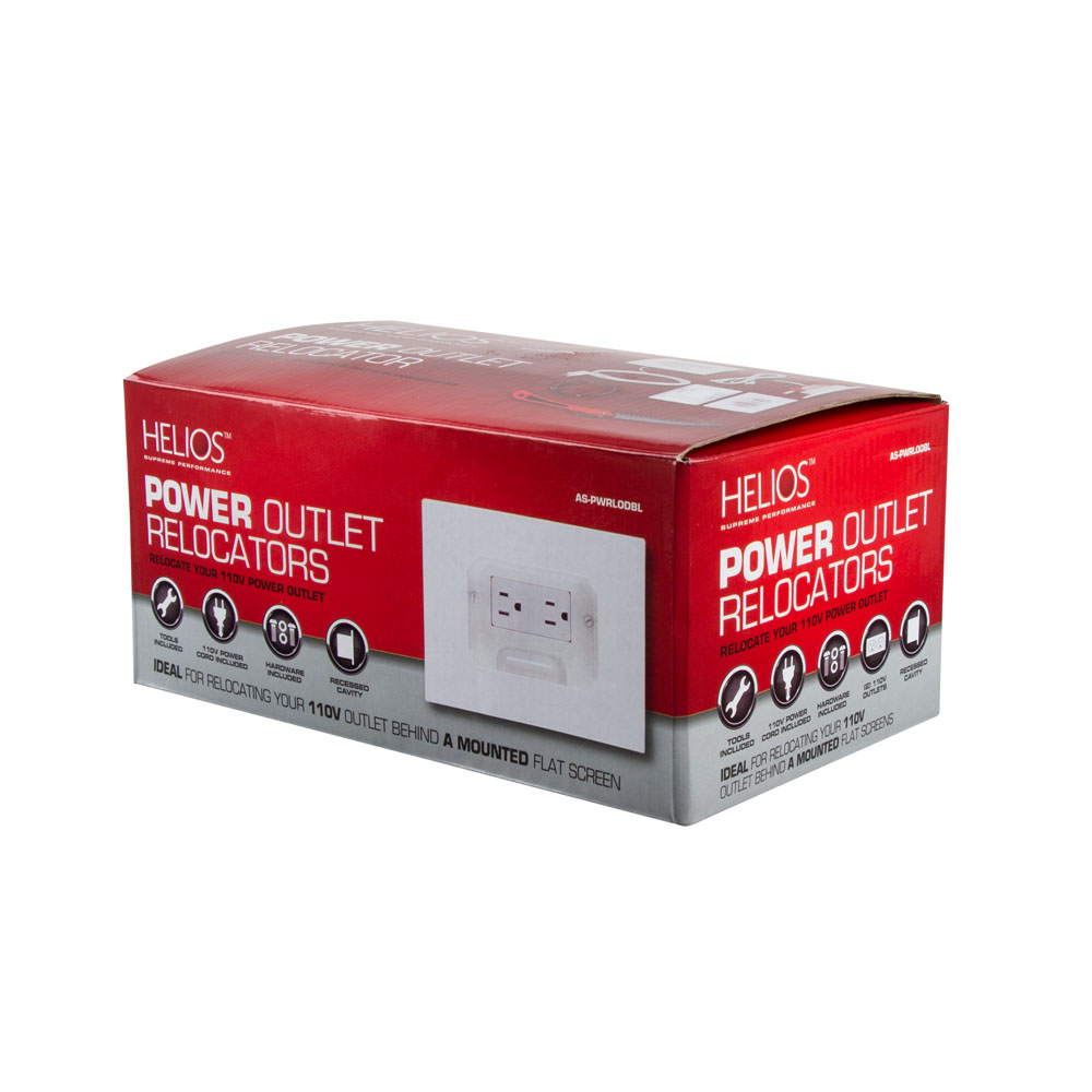 DOUBLE OUTLET POWER RELOCATION KIT - Ethereal Home Theater