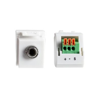 3.5MM 3-CONDUCTOR KEYSTONE ADAPTER INSERTS (5 PACK)