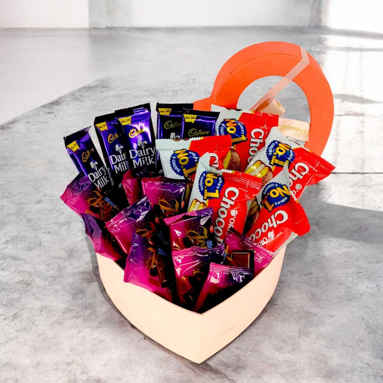 Assorted Chocolate Gift Box with Lotte Choco Pie & Cadbury