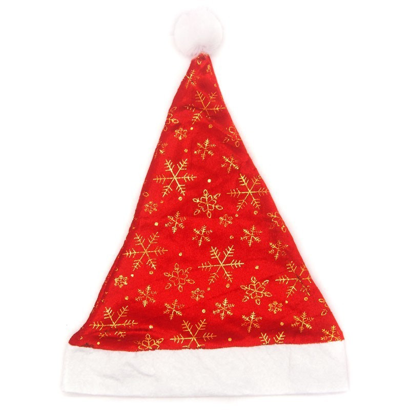 Snowflake Christmas Santa Claus Cap Santa Dress & Cap Gift to Nepal ...