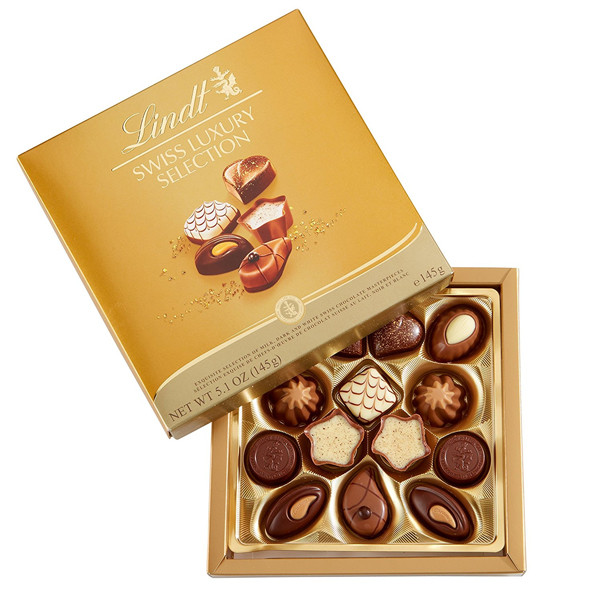 Lindt Swiss Luxury Selection Box 145g Premium Chocolates Gift to Nepal ...
