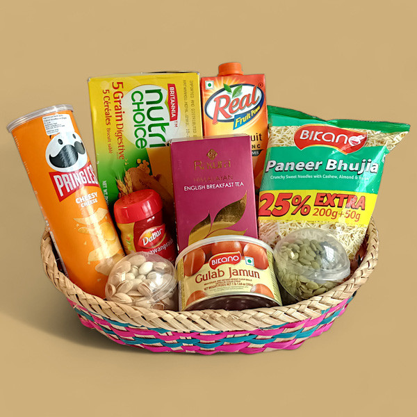 Snacks, Sweets And Nuts Food Combo Gift Hampers Gift to Nepal | Giftmandu