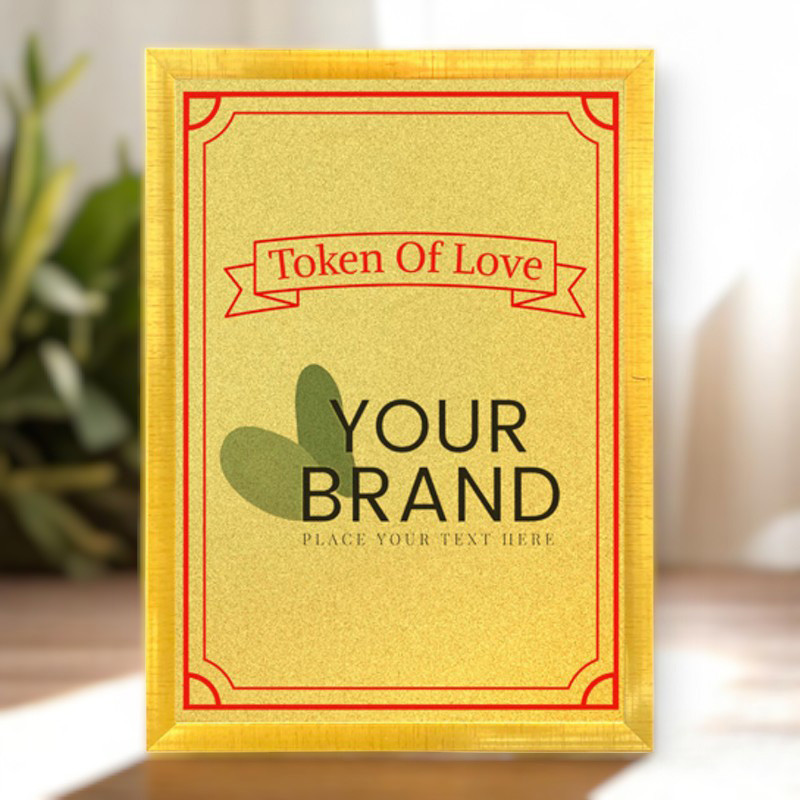 Token of Love with Golden Certificate Gift Contents Gift to Nepal ...
