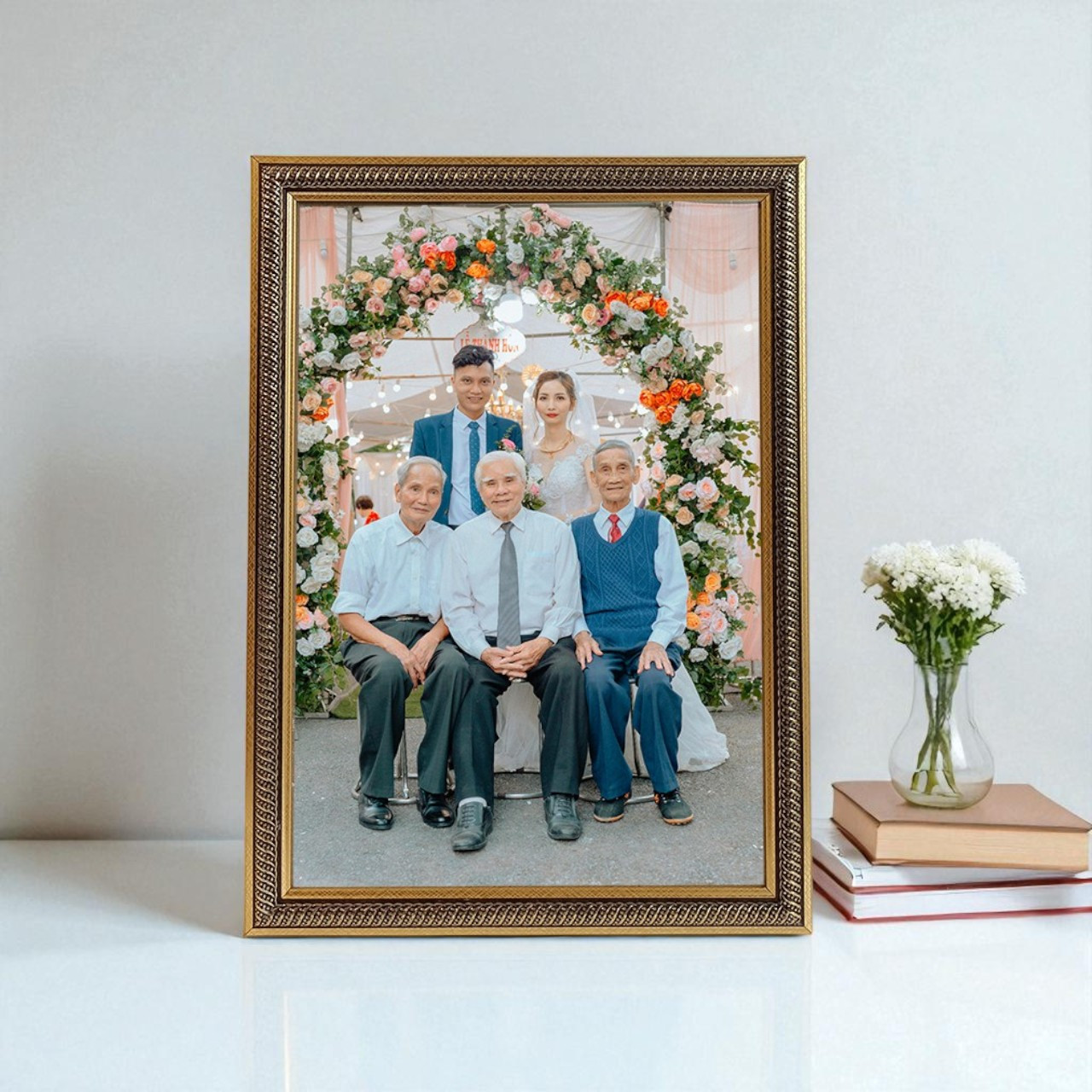 Customizable A4 Size Photo Frame with Google Theme Personalized Gift to ...