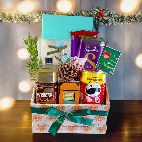 Festive Treats: A Christmas Celebration with Snacks, Tea & Chocolates ...