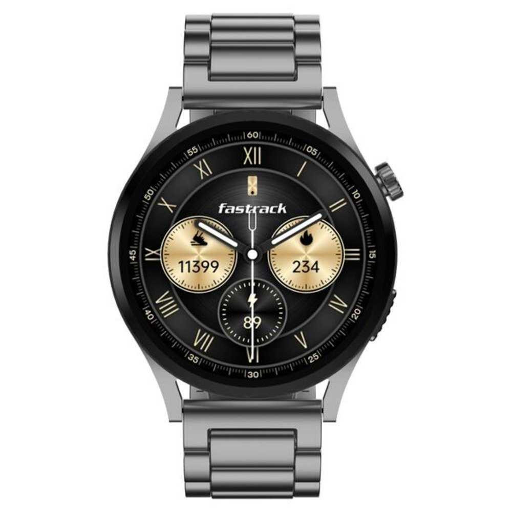 Fastrack Radiant FX1 Luxury Metal Smartwatch with 3.6 cm AMOLED Display ...