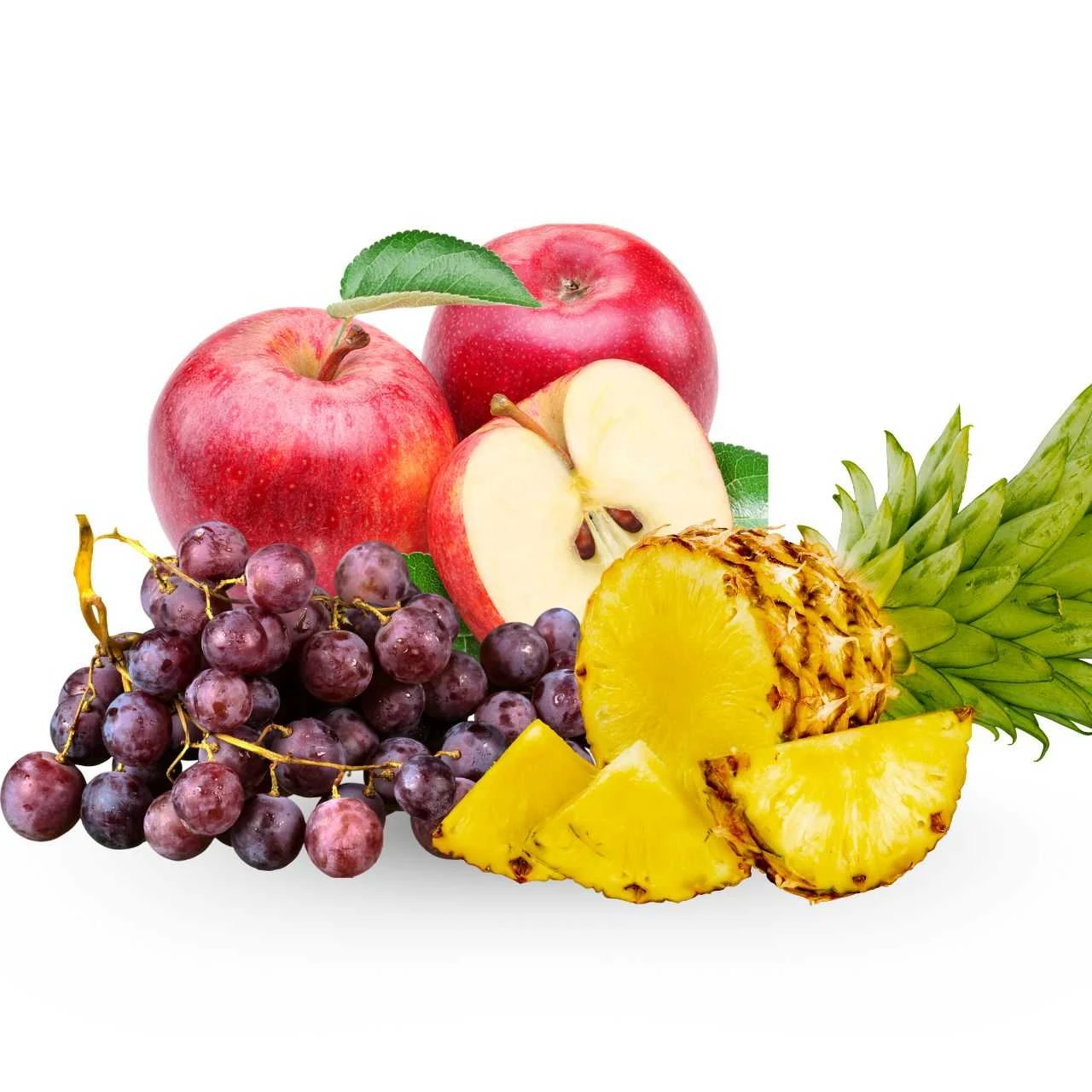 Mix Fresh Fruits (Apple, Grapes & Pineapple)
