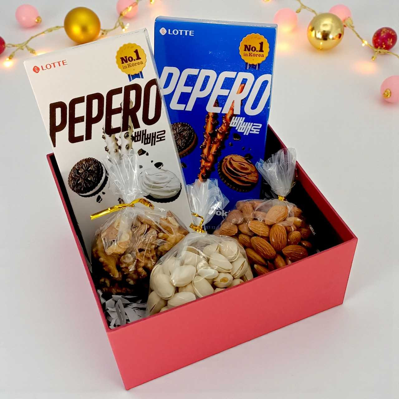 Pepero Chocolates & Dry Nuts in Box