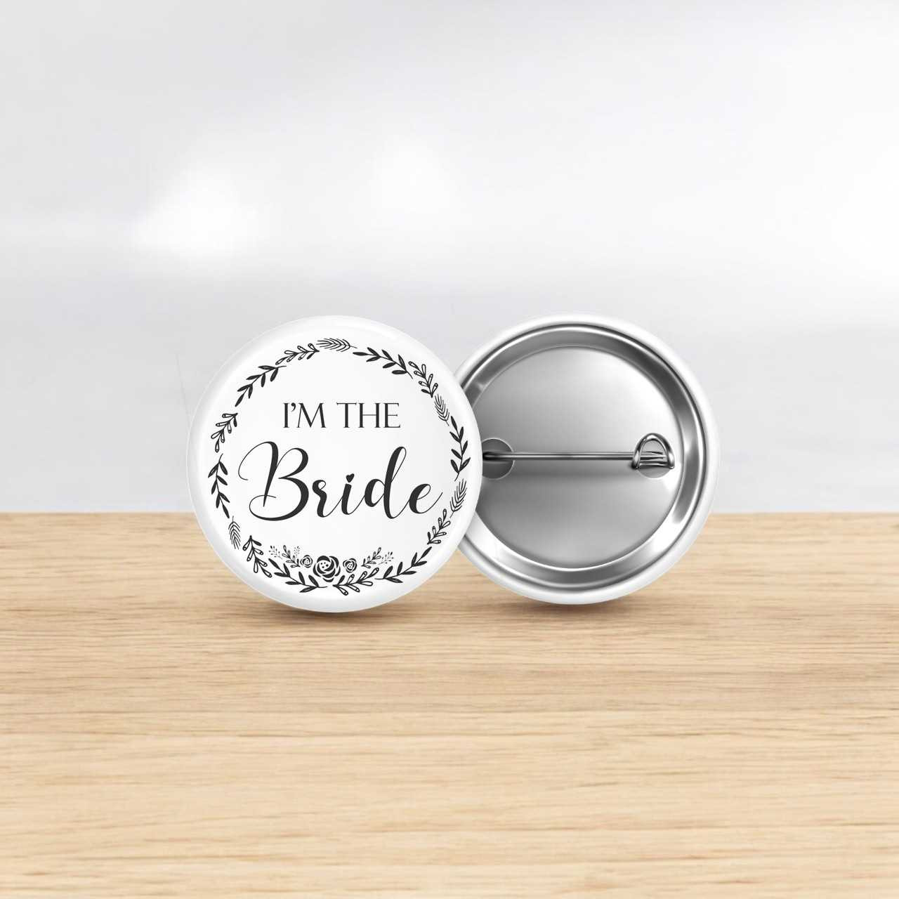 Elegant “I’m the Bride” Button Badge Gift to Nepal | Giftmandu