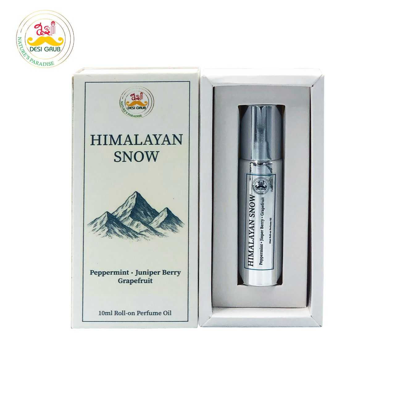 Desi Grub Himalayan Snow Perfume Roll-On 10ml Gift to Nepal | Giftmandu