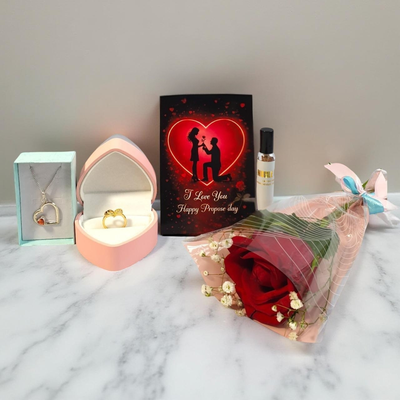 Propose Day Special Jewelry & Rose Gift Set for Her Gift to Nepal ...