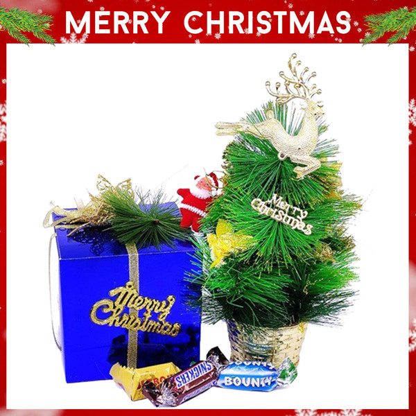 Mini Christmas Tree With Chocolate Surprise Box Christmas Hampers Gift ...