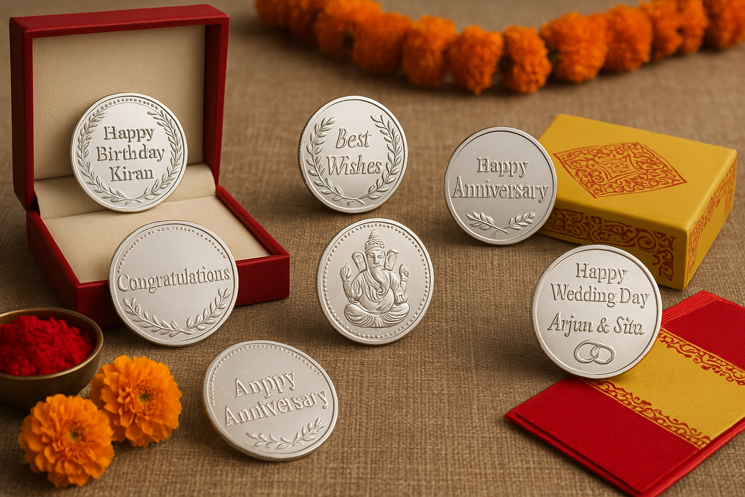 Personalized Silver Coin Gifts for Every Celebration in Nepal - Gifts ...