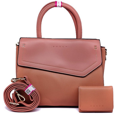 Susen Hand-held Ladies Bag (Pink) Mother's Day Gift to Nepal | Giftmandu