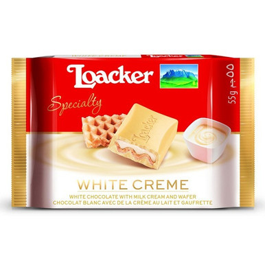 Loacker White Creme Italian Chocolate 55g Food & Beverage Gift to Nepal ...