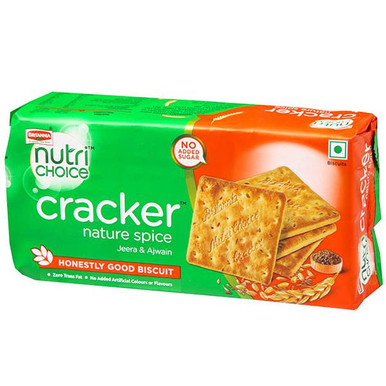 Britannia Nutri Choice Sugar Free Cracker Nature Spice 300g Biscuits ...