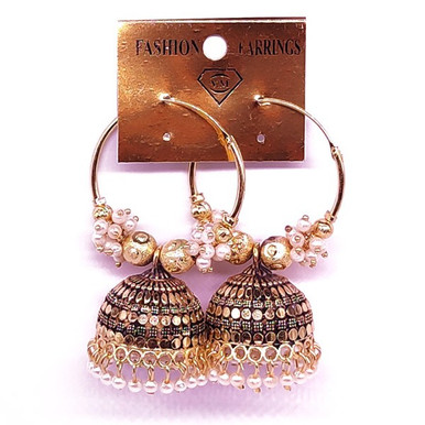 Antique Golden Gypsy Loop Pinjada Earring Women's Accessories Gift to ...