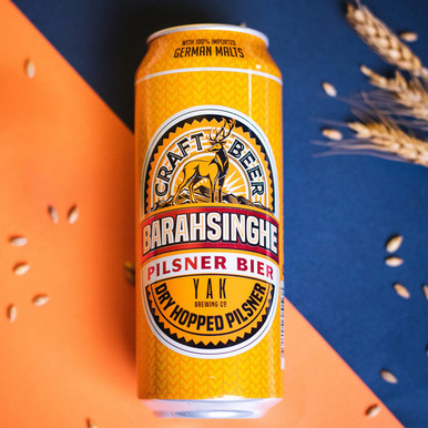 Barahsinghe Pilsner Bier Yak Can Beer 500 ml Beer Lovers Gift to Nepal ...