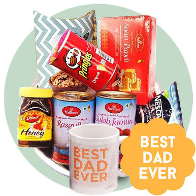 Sweets & Snacks Best Dad Ever Gift Combo Tray Father's Day Gift to ...