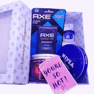 Men's Care Gift with Gourmet Chocolate Gift Hampers Gift to Nepal ...