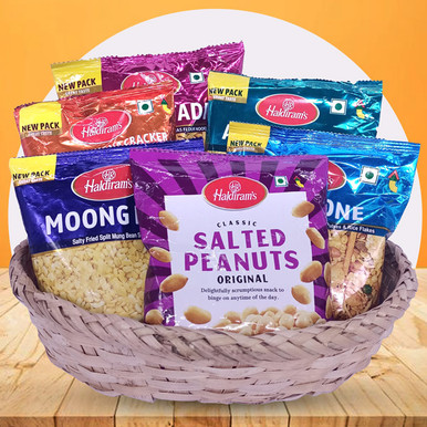 Six Pack Combo Of Haldiram Snacks Food Gift Hampers Gift to Nepal ...