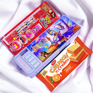 Ultraman Design Geometry Box with Wafer & Pencil Set- Kids Birthday ...