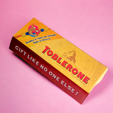 4 Piece Toblerone Chocolate Roll- Personalized Wrapper Chocolates Gift ...