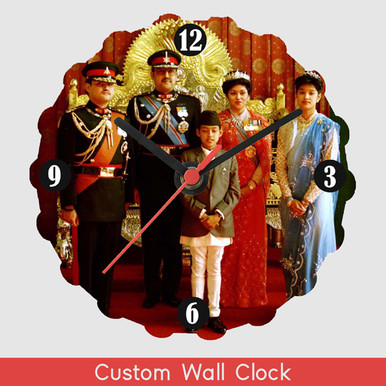 Personalized Analogue Wall Clock- Photo Print Personalized Gift to ...