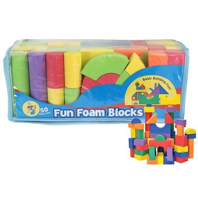 Fun Foam Blocks - 50 Pieces Gift Set Baby & Kids Gift to Nepal | Giftmandu