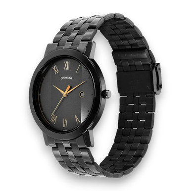 Sonata Quartz Analog with Date Utsav Grey Dial Watch for Men ...