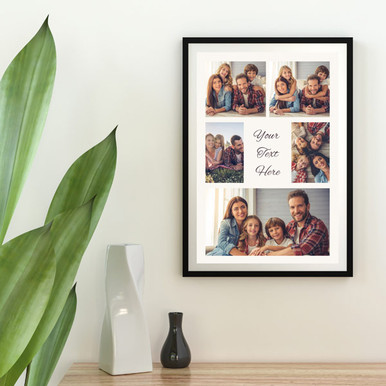 Customizable Family Frame: Holds 5 Photos Personalized Gift to Nepal ...