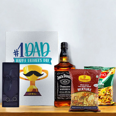 Savory Snacks with Beverage for Dad Gift Father's Day Gift to Nepal ...